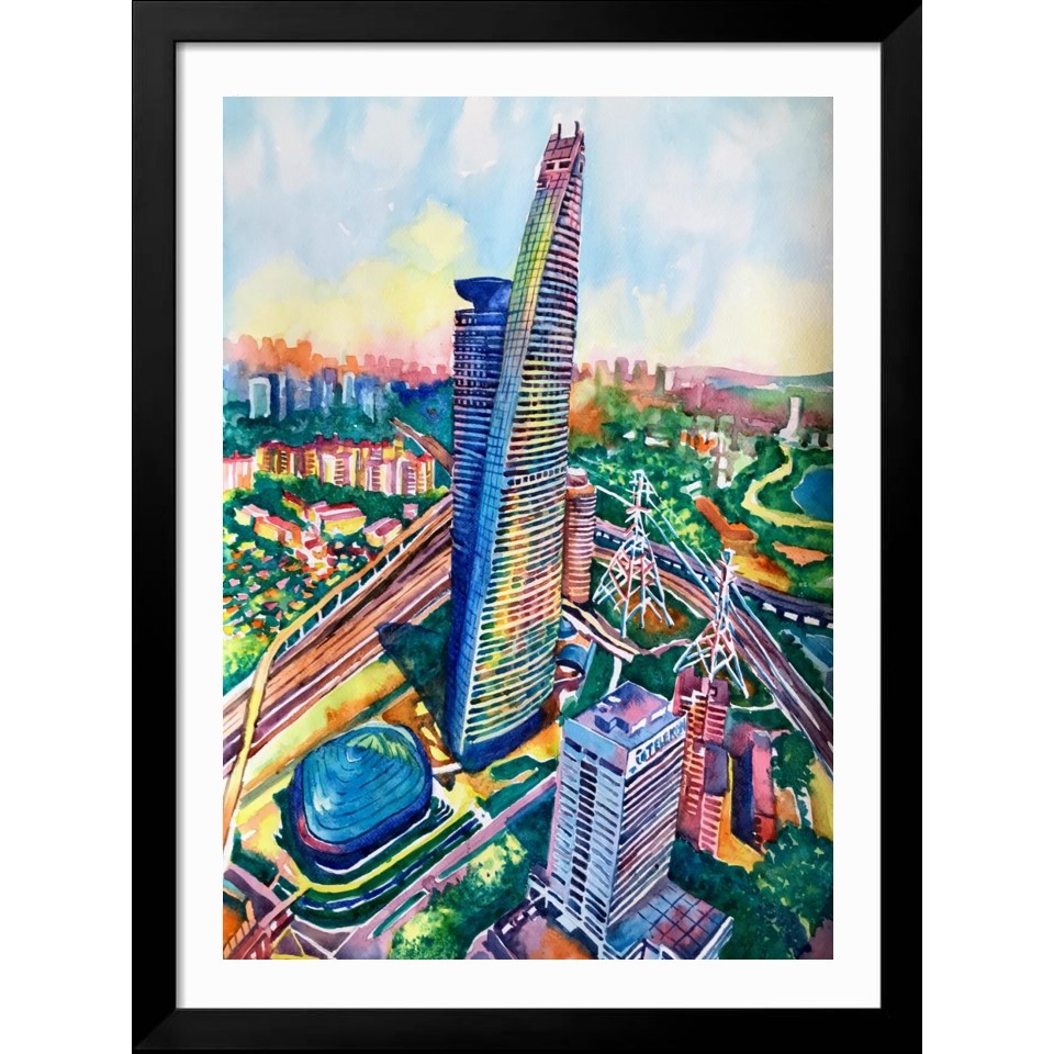 Art Print Painting of Menara TM | Shopee Malaysia