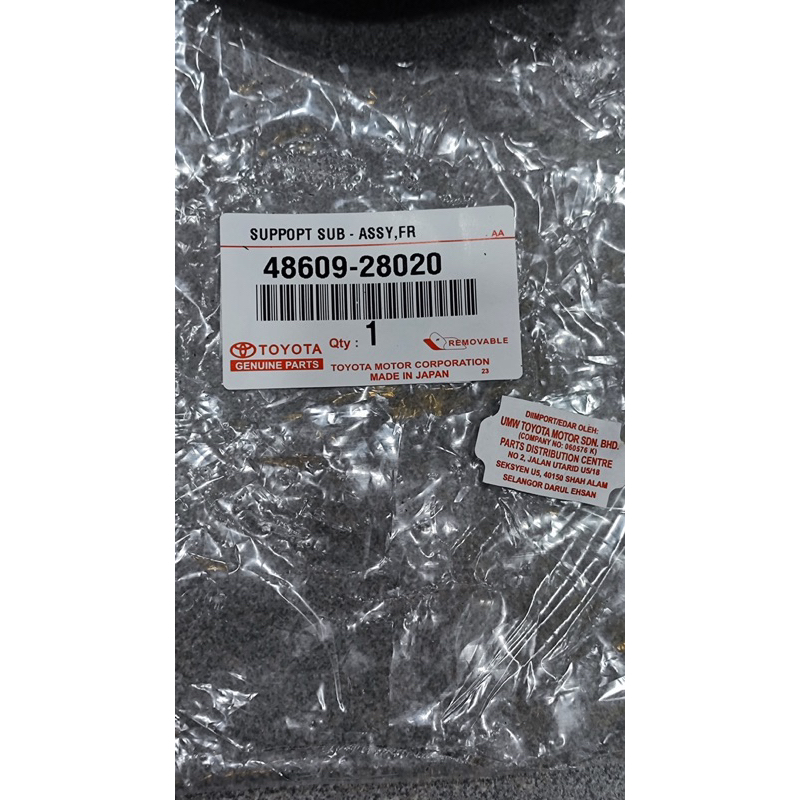 Original Toyota Estima ACR30 Harrier ACU30 Camry ACV30 Front Absorber Mounting (48609-28020) PC ...