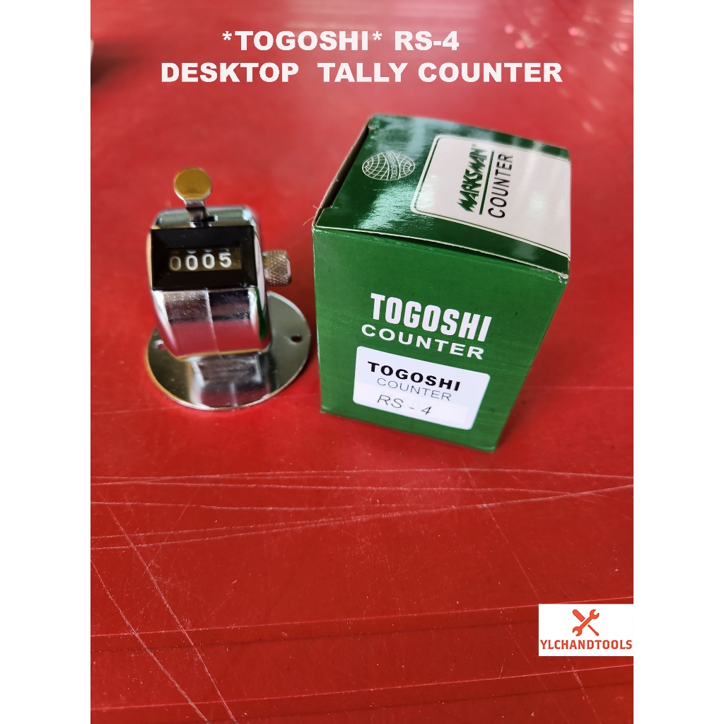 RS-4 * TOGOSHI *I DESKTOP TALLY COUNTER -TAIWAN | Shopee Malaysia