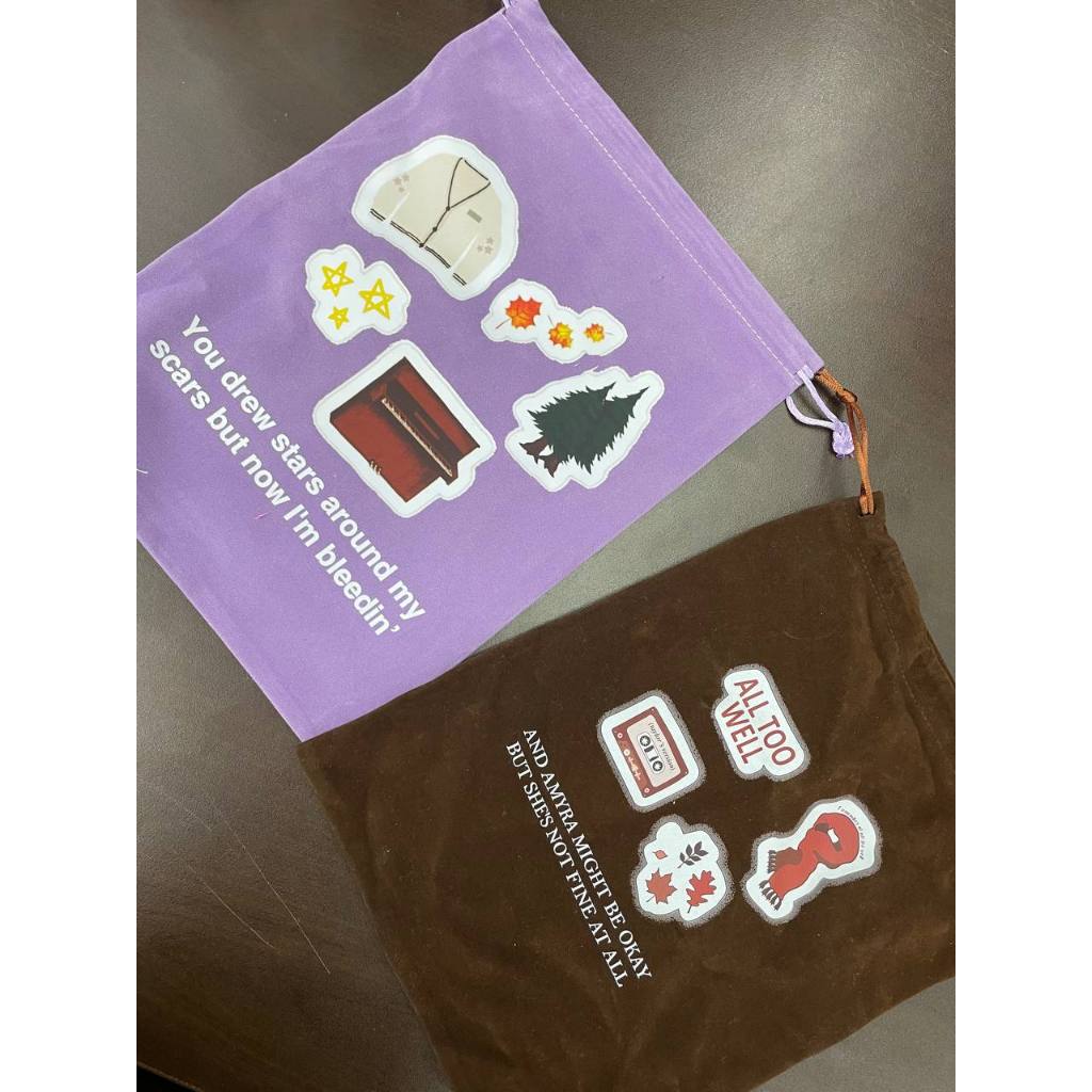 Taylor Swift’s Songs + Personalized Drawstring Book Sleeve | Shopee ...