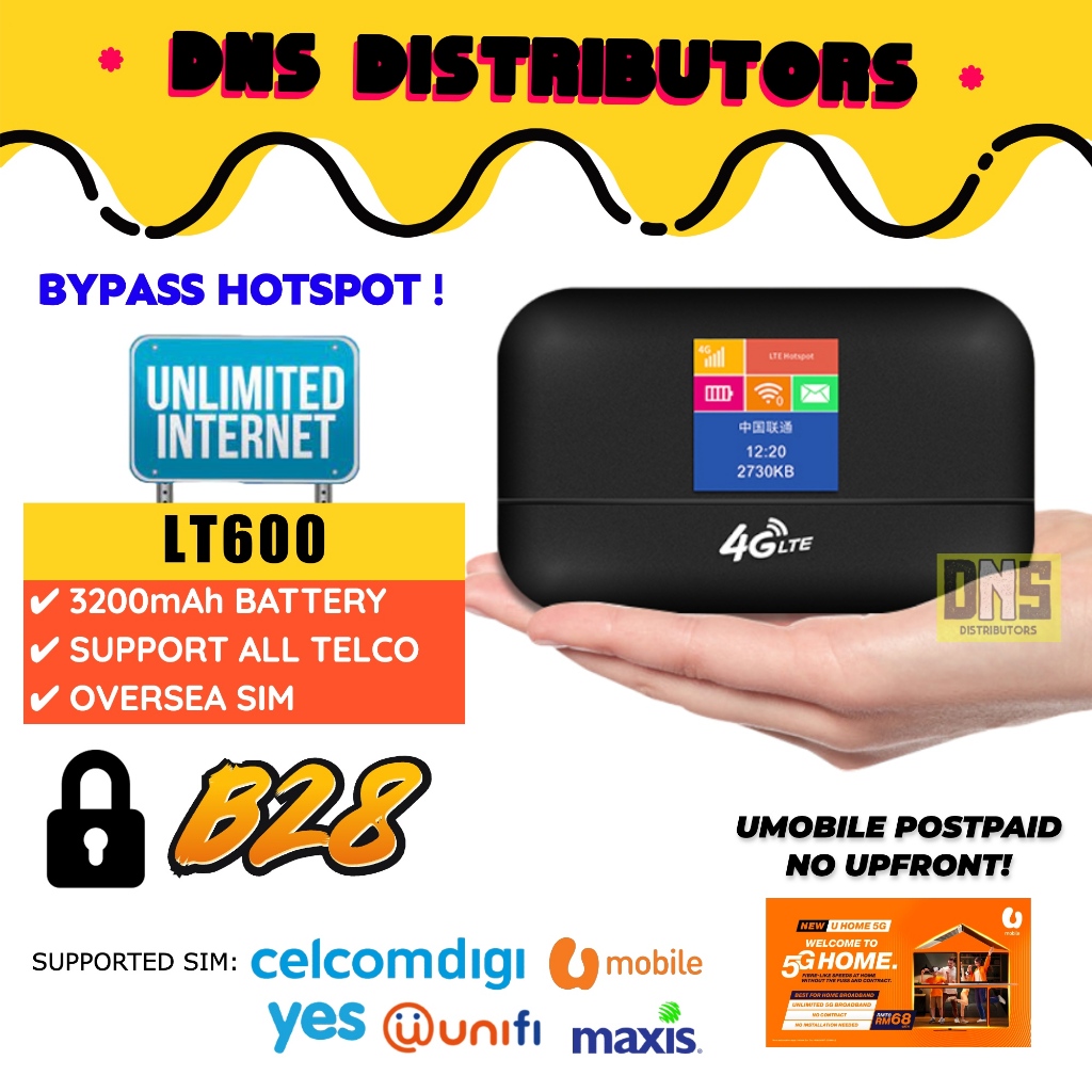 Modified Unlimited 4G LTE Pocket WiFi D6 D9 LT600 Portable WiFi Modem ...