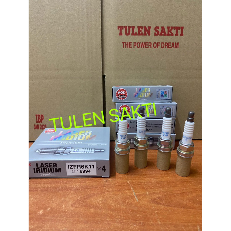 NGK LASER IRIDIUM PLUG (Shanghai) IZFR6K11 (4@biji) HONDA FD SNA STREAM RN6 RN8 CRV S9A SWA ...