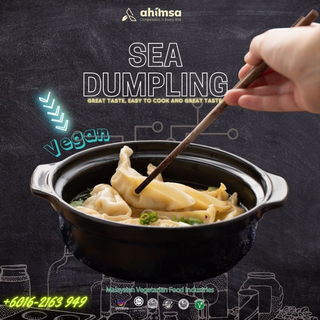 Ahimsa Sea Dumpling (Vegetarian HALAL) | Shopee Malaysia