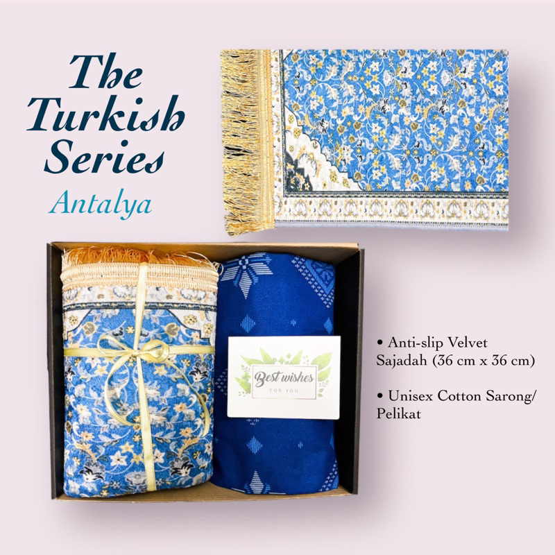 [+FREE Wish Card] The Turkish Series Gift Set Kain Sarung Pelikat ...