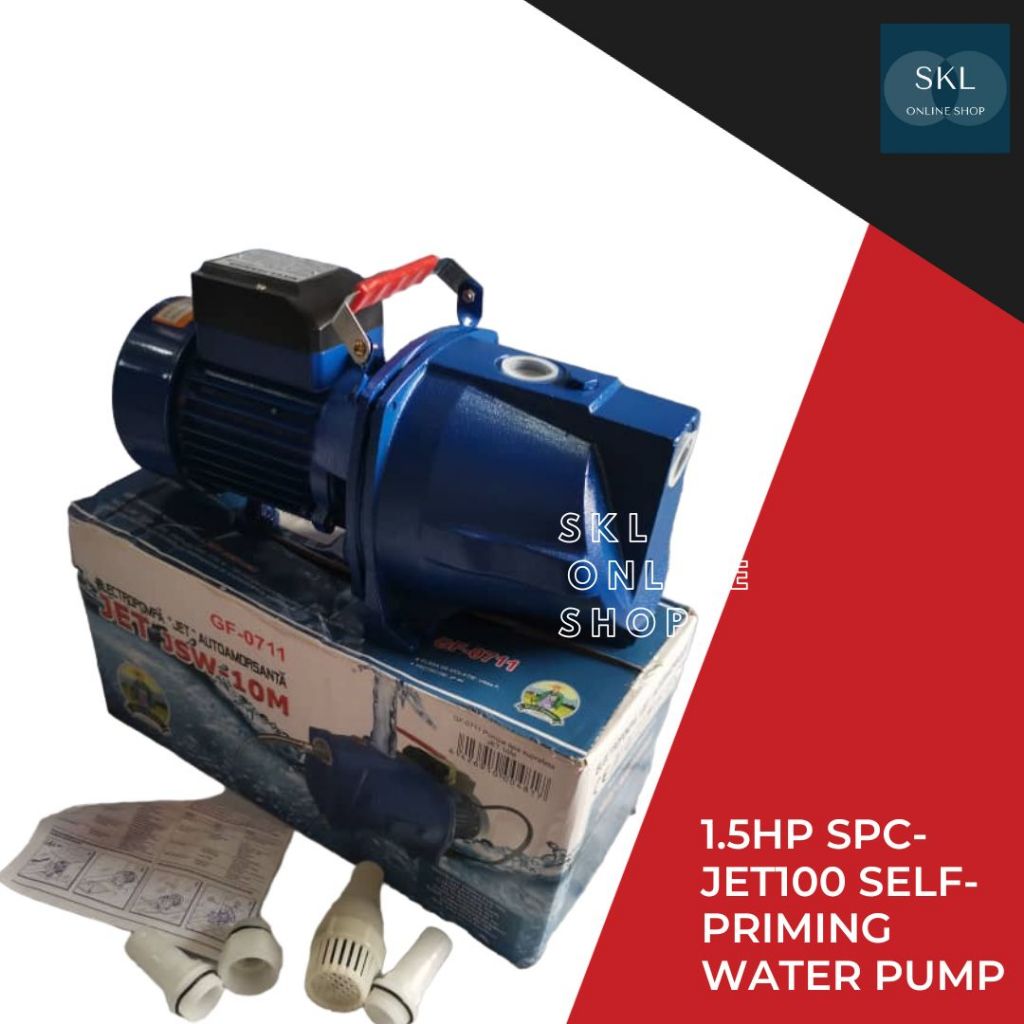 Pompa 1.5HP SPC-JET100 SELF-PRIMING WATER PUMP | Shopee Malaysia