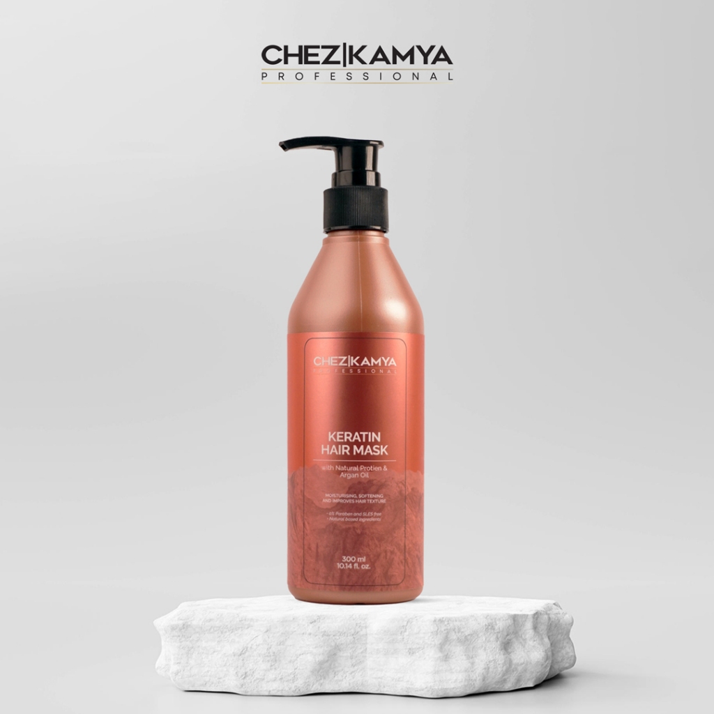 Keratin Hair Mask ChezKamya Professional (Rawatan Rambut Salon ...
