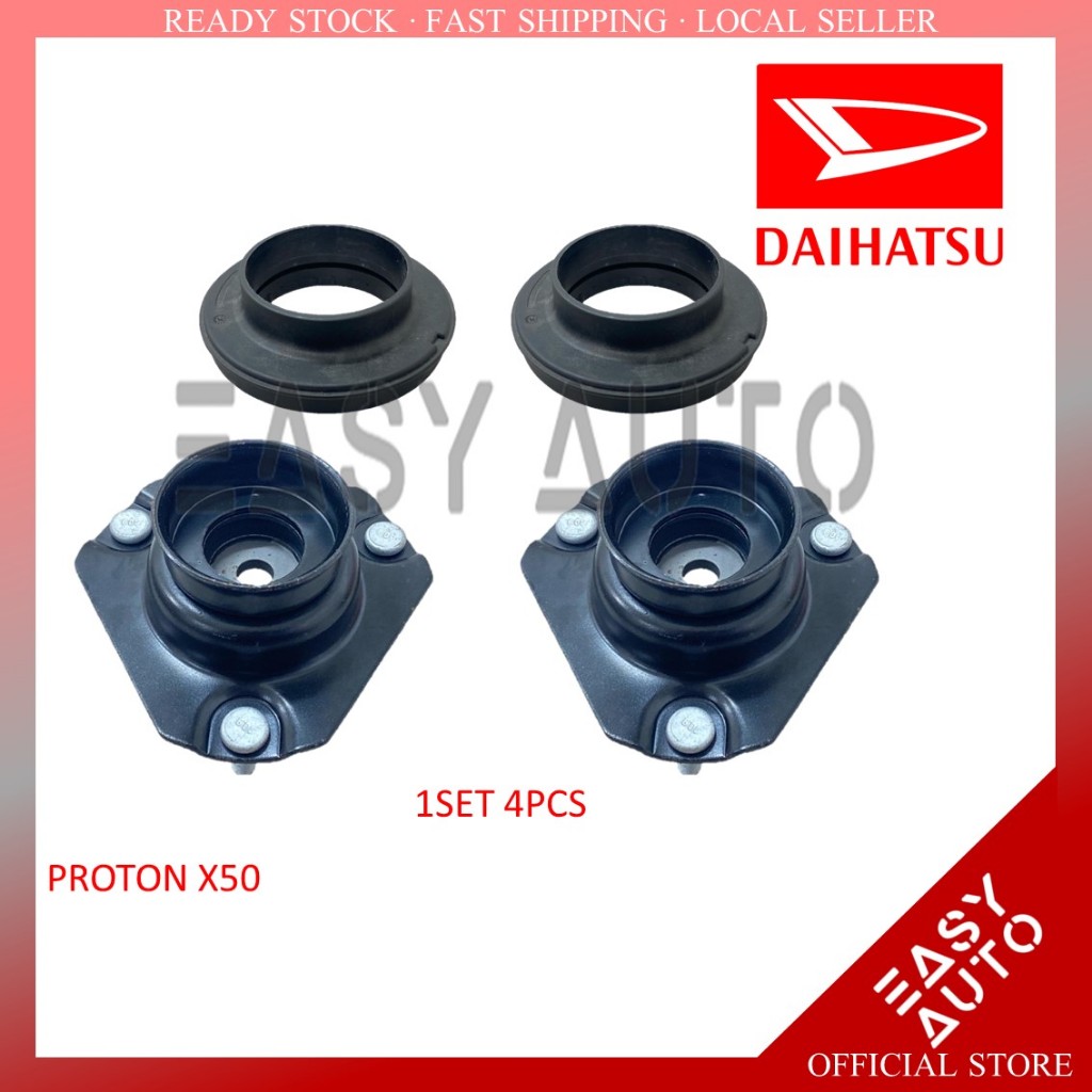 1SET 4 PIECES !! PROTON X50 - FRONT ABSORBER MOUNTING AND BEARING ...