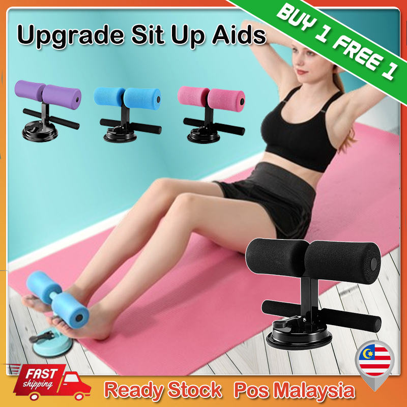 Sit Up Aids Upgrade Double Rod Self Suction Waist Abdomen Exercise ...