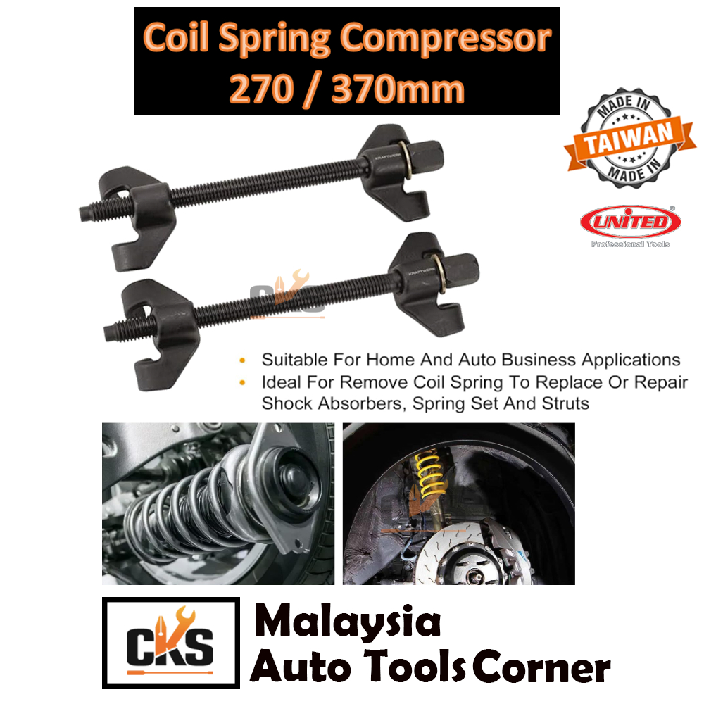 270mm / 370mm Coil Spring Compressor Interchangeable Jaws Spring ...