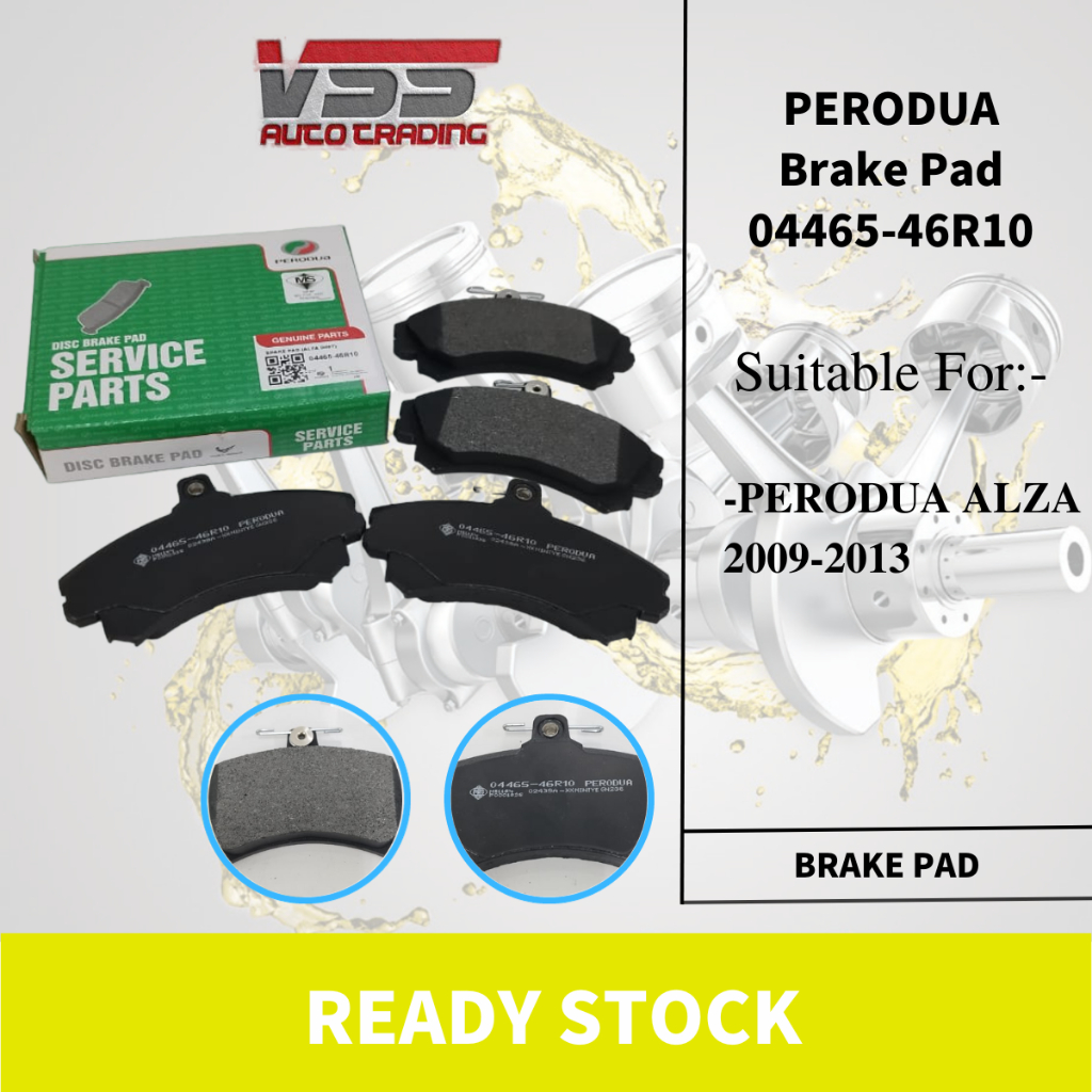 *READY STOCK [100% ORI] PERODUA FRONT BRAKE PAD- ALZA OLD MODEL(1ST ...