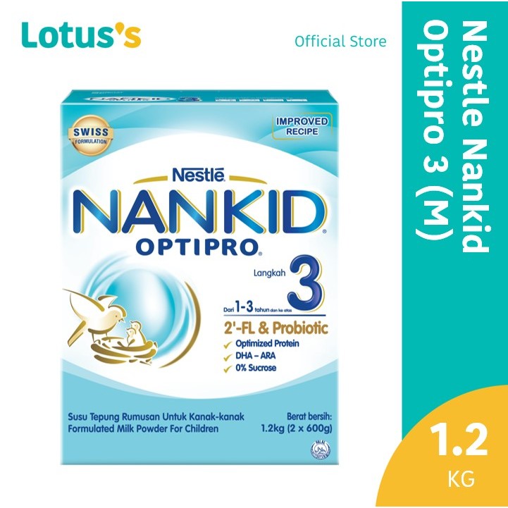 Nestle Nankid Optipro 3 1.2kg (M) | Shopee Malaysia