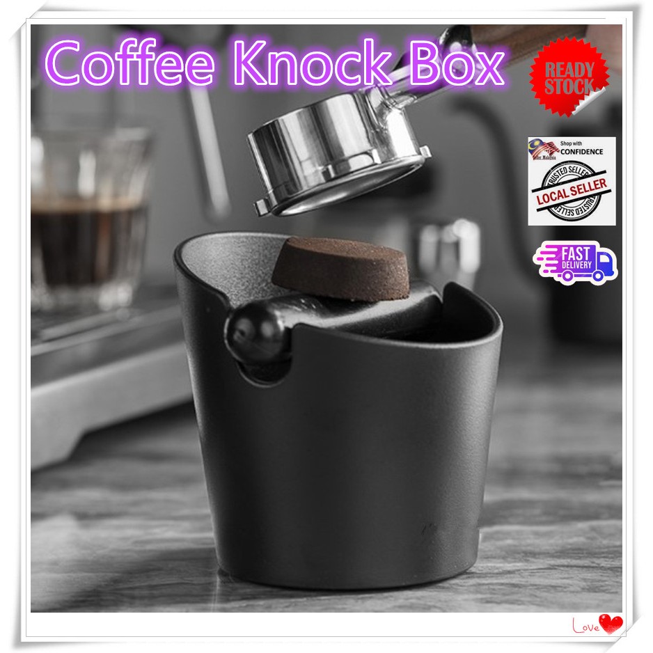 Small Size Coffee Grind Knock Box And Espresso Dump Bin Black Coffee ...