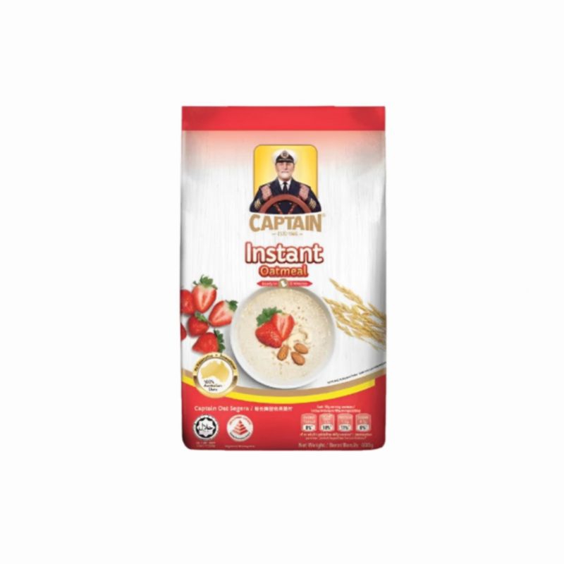 Captain Instant Oatmeal 400g / 800g / 1.1kg | Shopee Malaysia