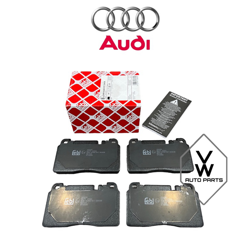 ( 100% FEBI GERMANY ) AUDI Q5 PORSCHE MACAN FRONT DISC BRAKE PAD WITH ...