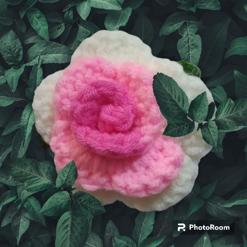 Bunga rose kait, Daun Kait, rose crochet, leaf crochet | Shopee Malaysia
