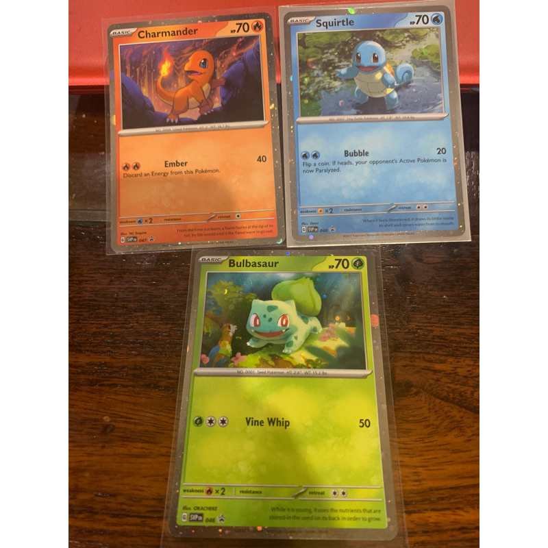 Pokemon Tcg - Charmander bulbasaur squirtle promo | Shopee Malaysia