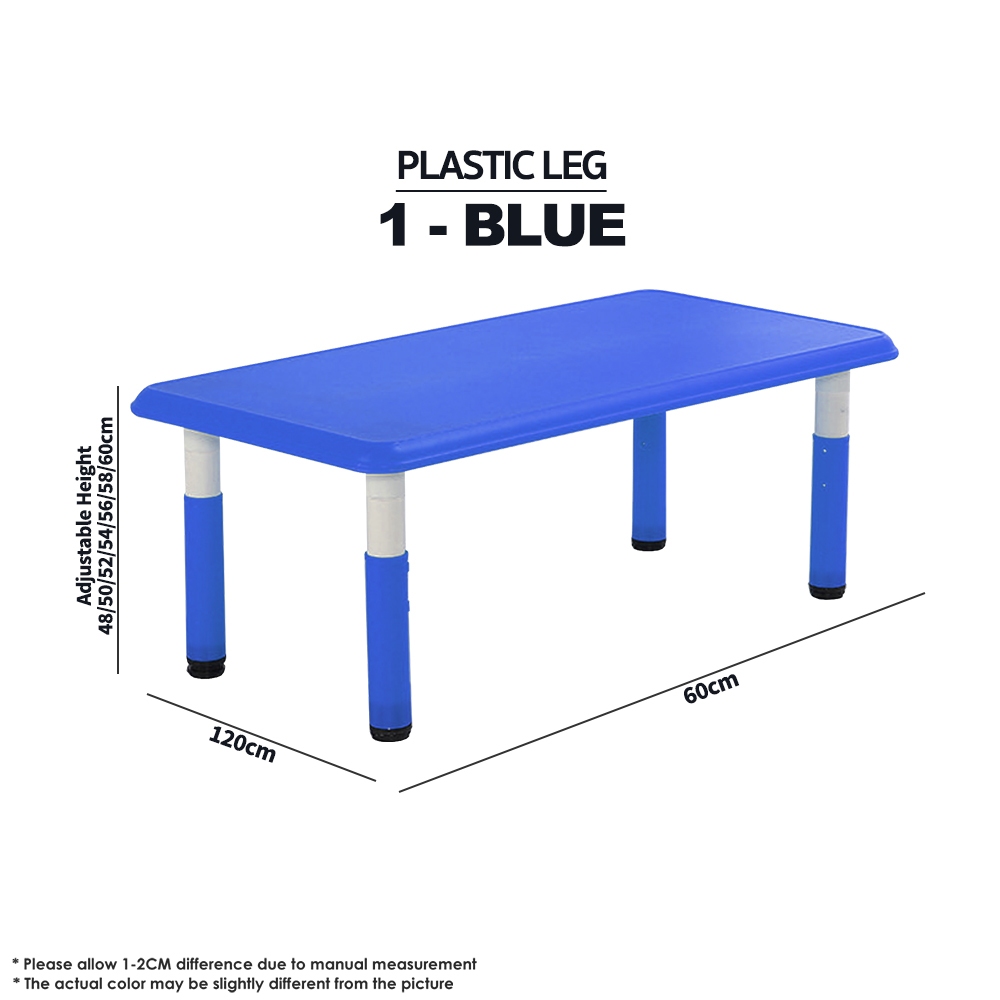Japanese tatami ADJUSTABLE KINDERGARTEN TABLE (SS leg/Plastic leg)Kids ...