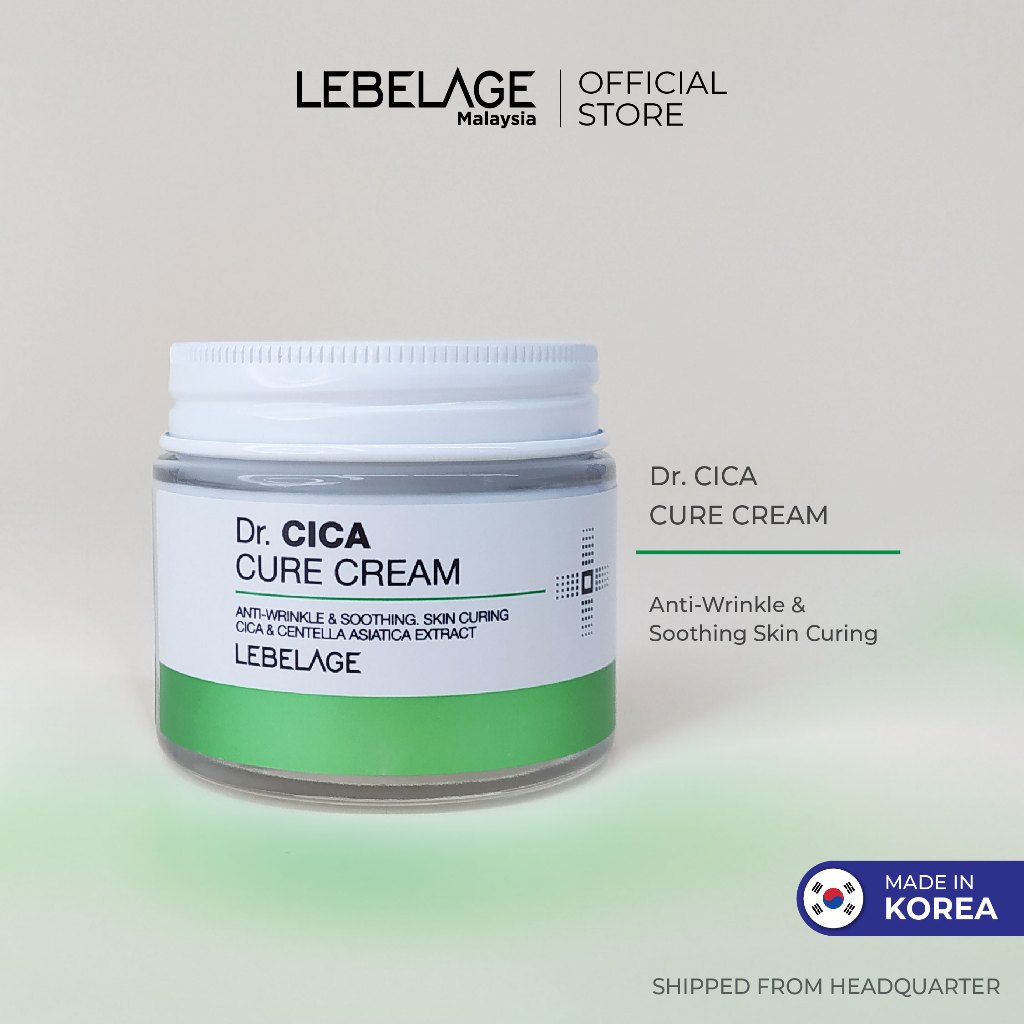 LEBELAGE Dr. Cica Cure/Madecassoside Cream (70ml) | Shopee Malaysia