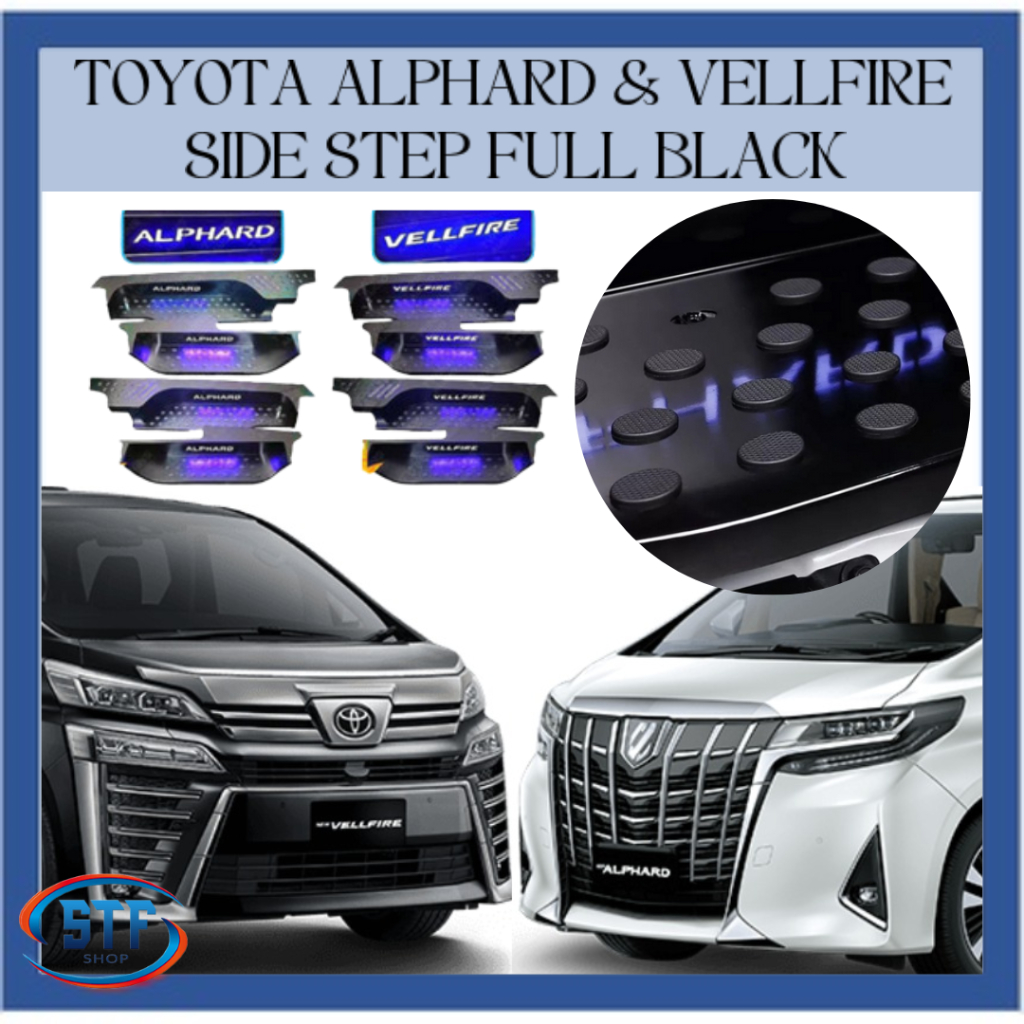 Toyota Alphard / Vellfire ANH30 2015 - 2021 ( Full Cover Black ...