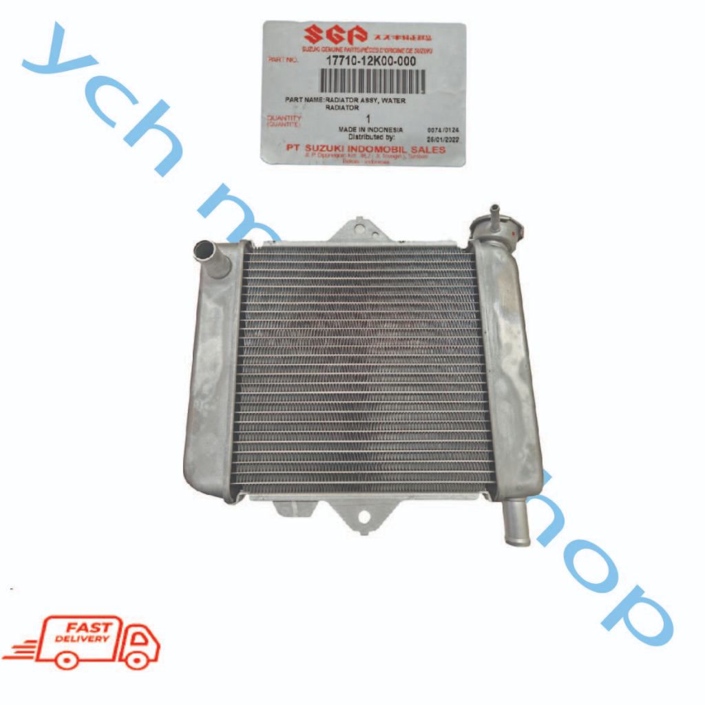 SUZUKI RAIDER 150 FI FUEL INJECTION 100% ORIGINAL RADIATOR ASSY COOLANT TANK WATER TANK TANGKI ...