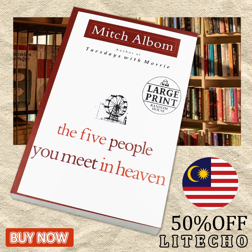 The Five People You Meet in Heaven by Mitch Albom Literature novel book ...