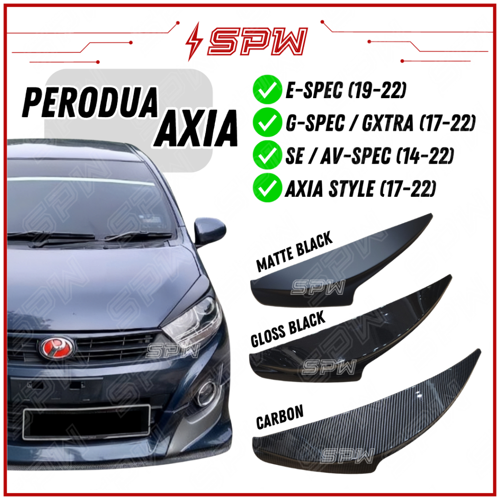 Perodua Axia (2014-2022) Eyelid Eye Lip Eyebrow Cover Head Lamp Head ...