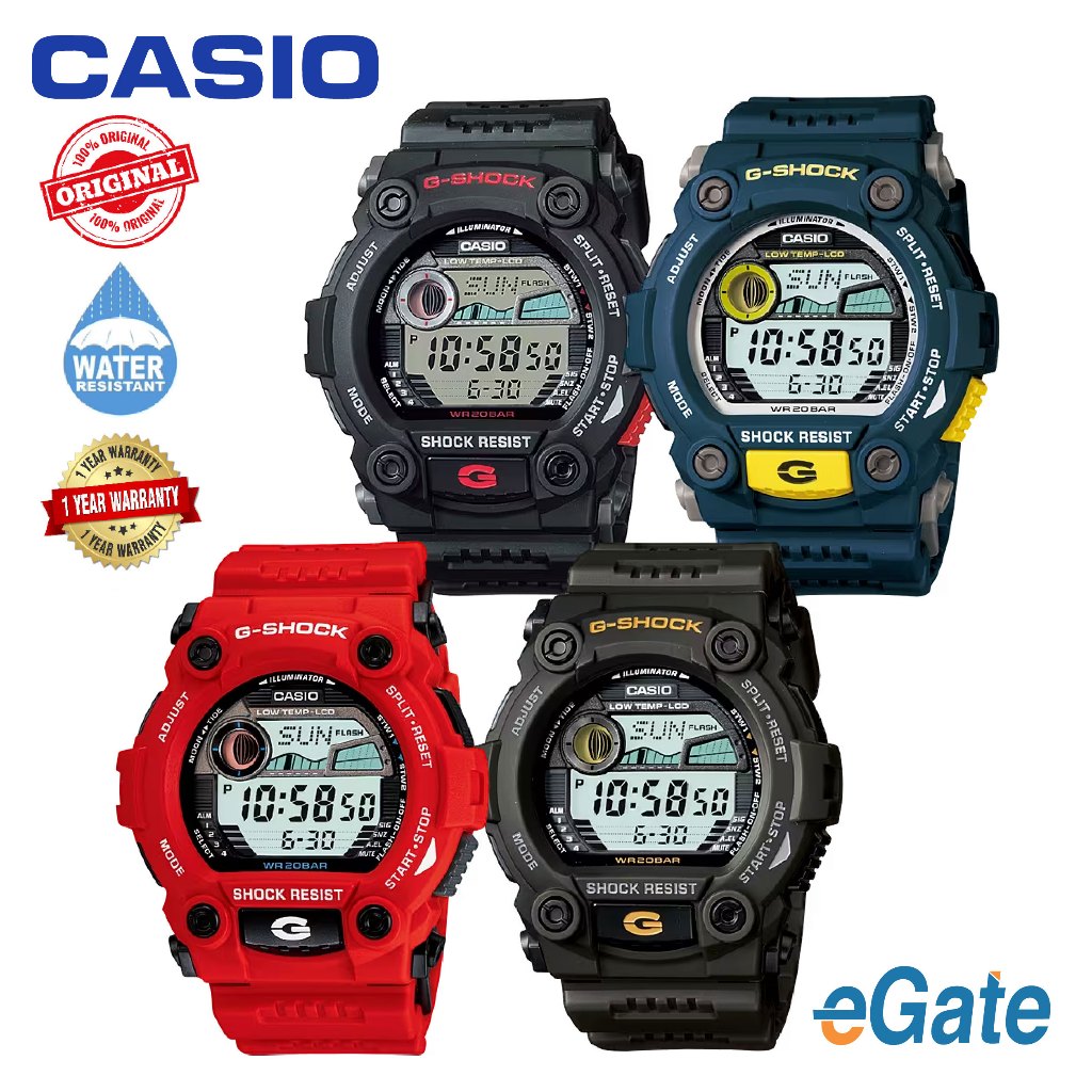 [100%Original] G-Shock MAT MOTO G7900 Men Digital Sporty Design Resin ...