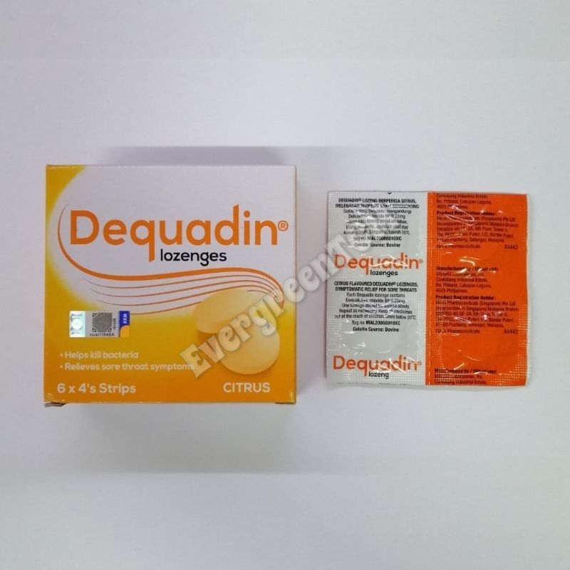 Dequadin Lozenges (Citrus Flavour) | Shopee Malaysia