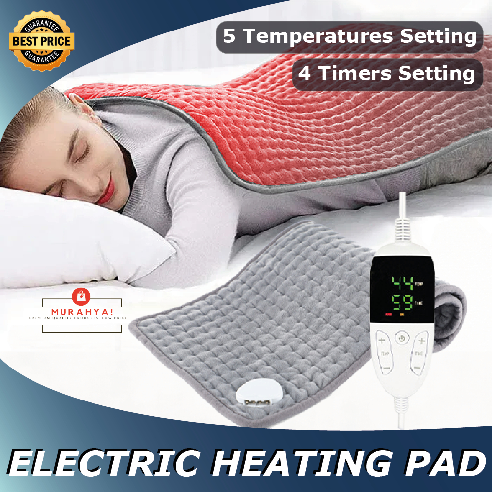 Electric Heating pad Therapy Heating Blanket Microplush Heat Mat Neck ...