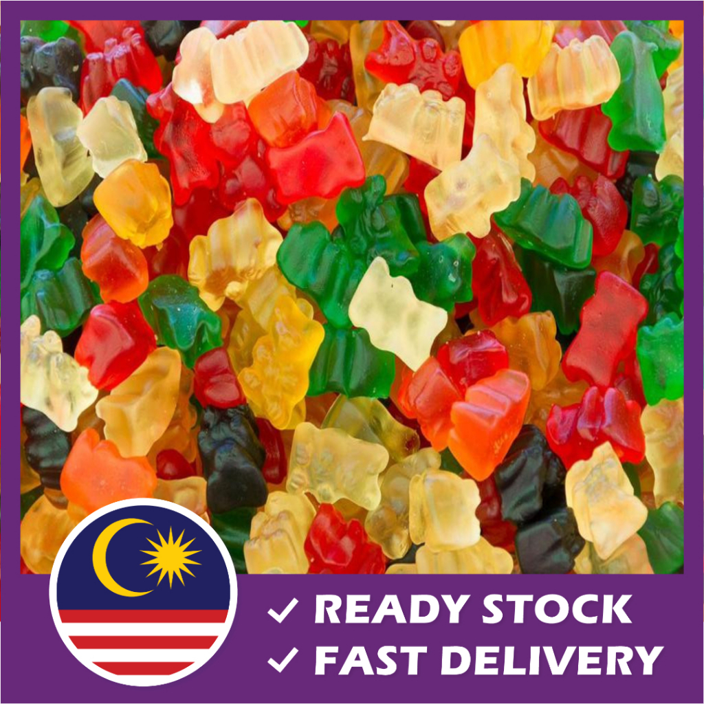 【SwtLife】Mini Bear(100G) Sweet Candy Halal Gummy Bebeto Haribo Snack ...