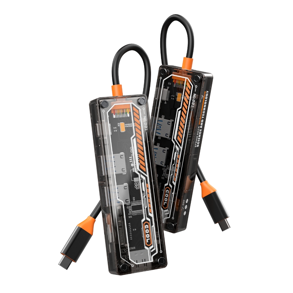 Crystal Clear USB type C to HDMI Docking Station with VGA, HDMI, USB ...