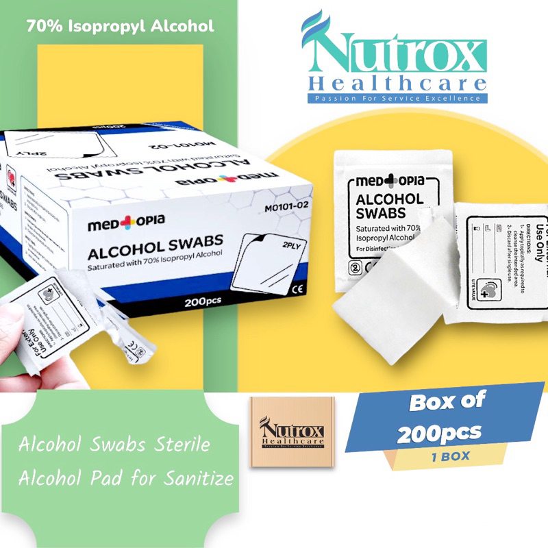 Medtopia Alcohol Swabs (200pcs) | Shopee Malaysia