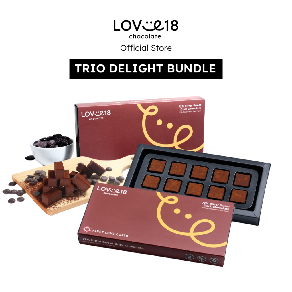 Love18Chocolate Trio Delight (3 Boxes Bundle) | Shopee Malaysia