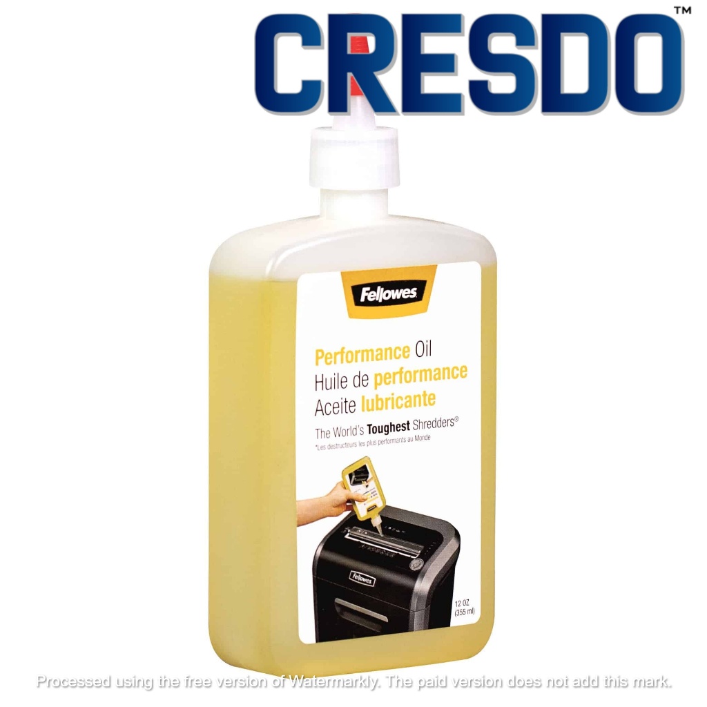 Fellowes Performance Shredder Oil 355ml (Suitable for all Shredder ...