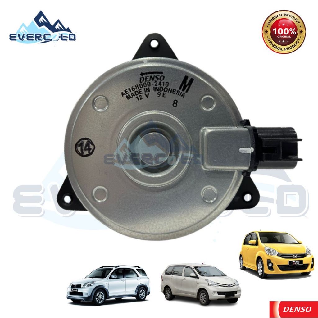 ORIGINAL DENSO 168000-2410 Fan Motor (Avanza, Rush, Perodua Myvi Lagi ...