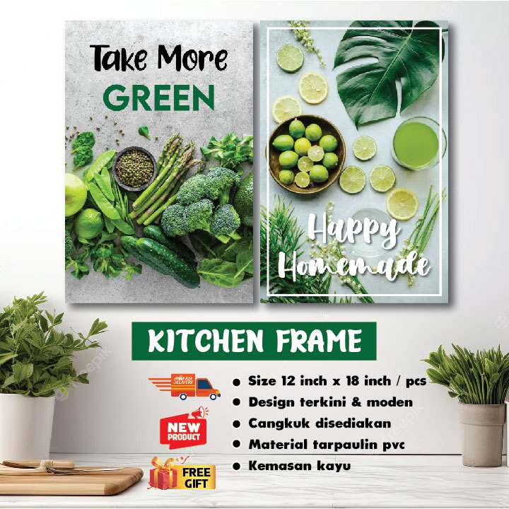 READY STOCK-Kitchen Frame (Frame Hiasan Dapur Murah) | Shopee Malaysia