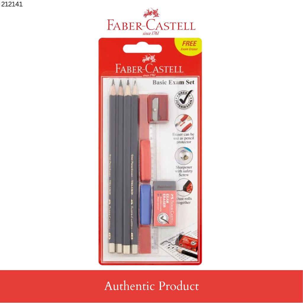 Faber-Castell Basic Exam Set ( 212141 ) | Shopee Malaysia