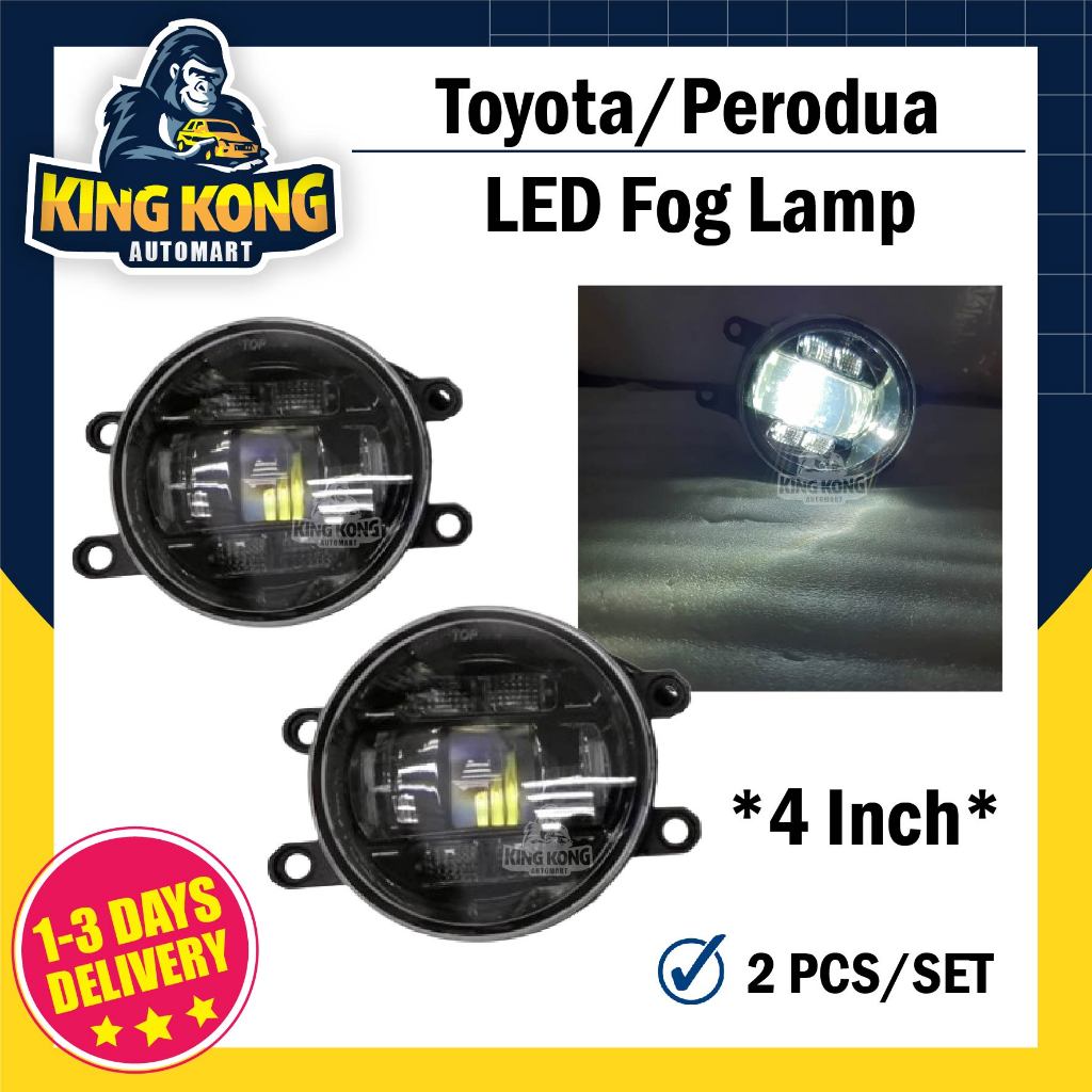Pentair LED 4 Inch Myvi Alza Axia Bezza Ativa Vios Wish Altis Estima Camry Yaris LED Sport Light ...