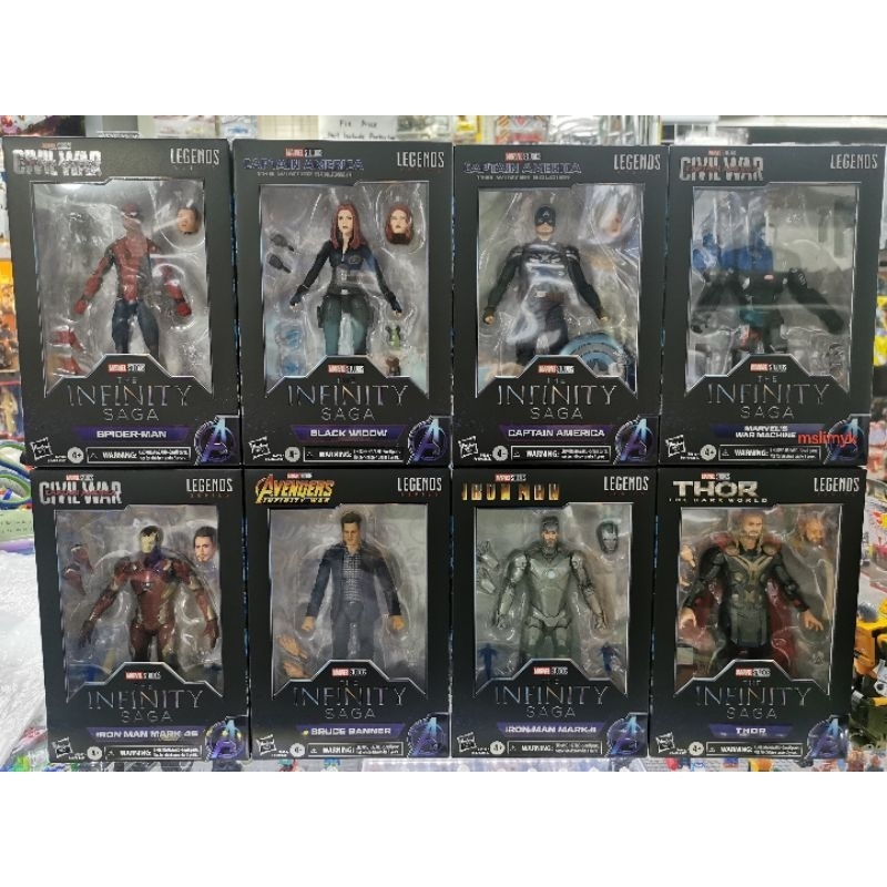 Marvel Legends Iron Man Mark 46 Bruce Banner Iron Man Mark ll Thor War ...