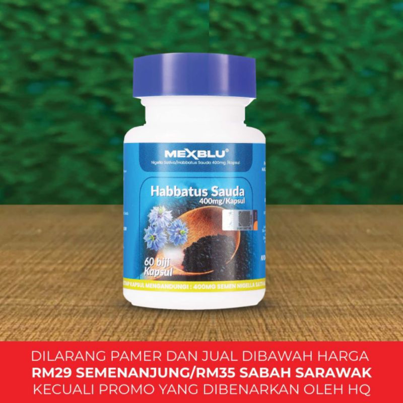 Habbatus Sauda Capsule Mexblu 100% Asli Egypt | Shopee Malaysia