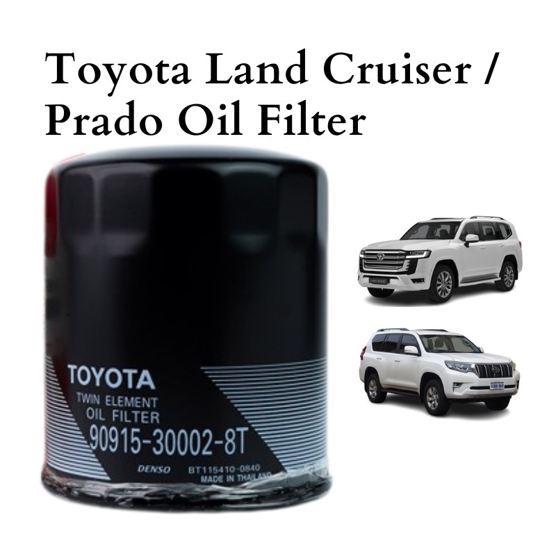 Original Genuine Toyota Land Cruiser / Prado Oil Filter (90915-30002-8T ...