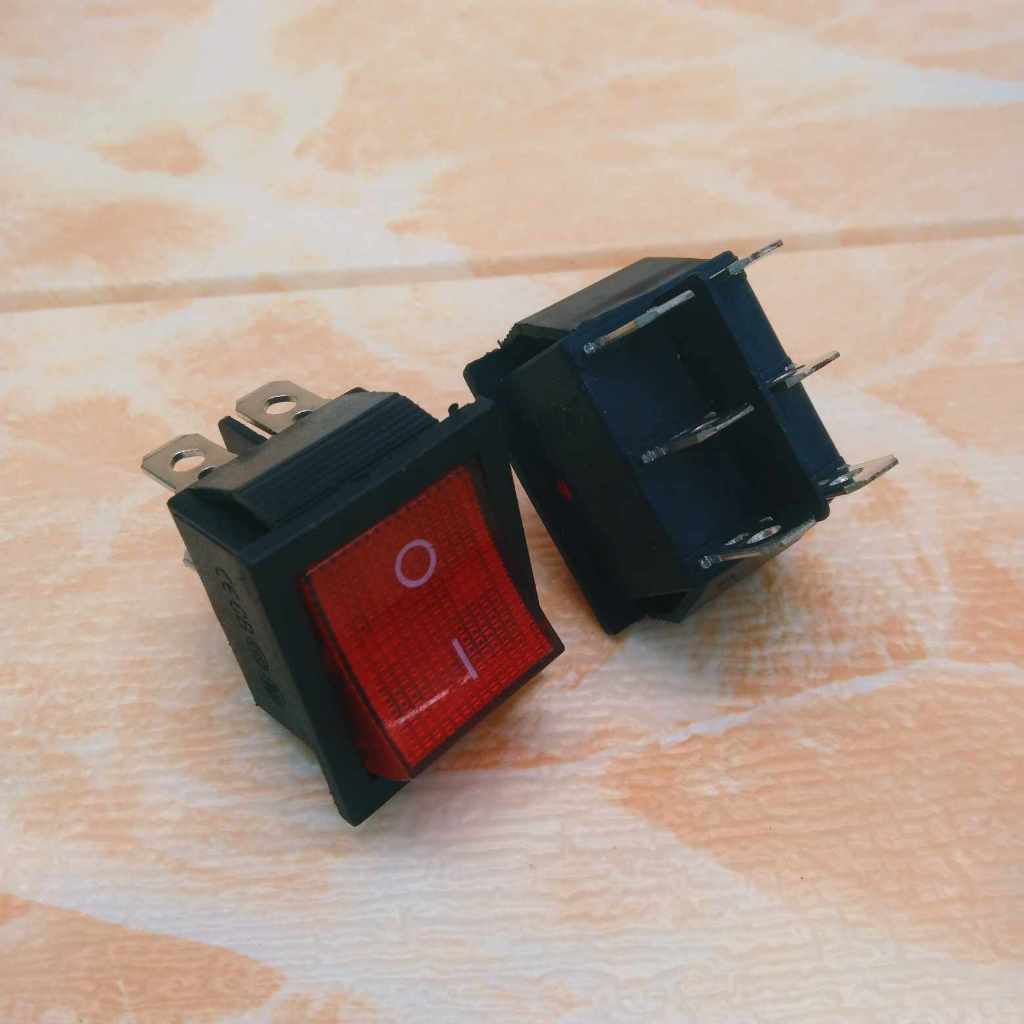2PCS MULTI MINI ON/OFF POWER ROCKER BOAT TOGGLE SWITCH 4PIN&6PIN BUTTON ...