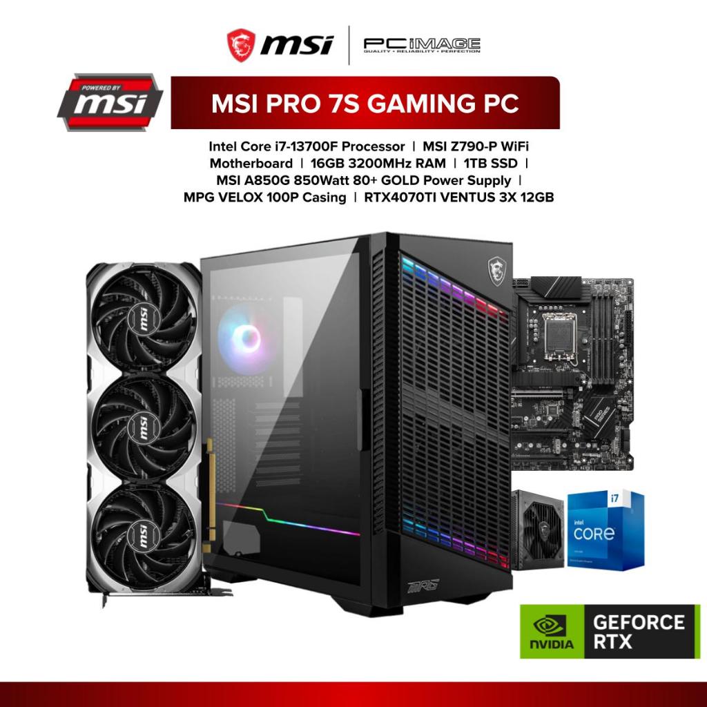 MSI PRO 7S GAMING PC [POWERED BY MSI] | Shopee Malaysia