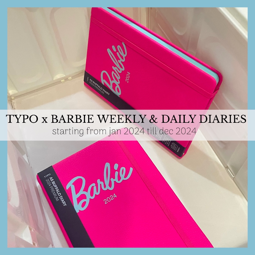 TYPO x Barbie Journal / 2024 Weekly & Daily Diaries / A5 Journal ...