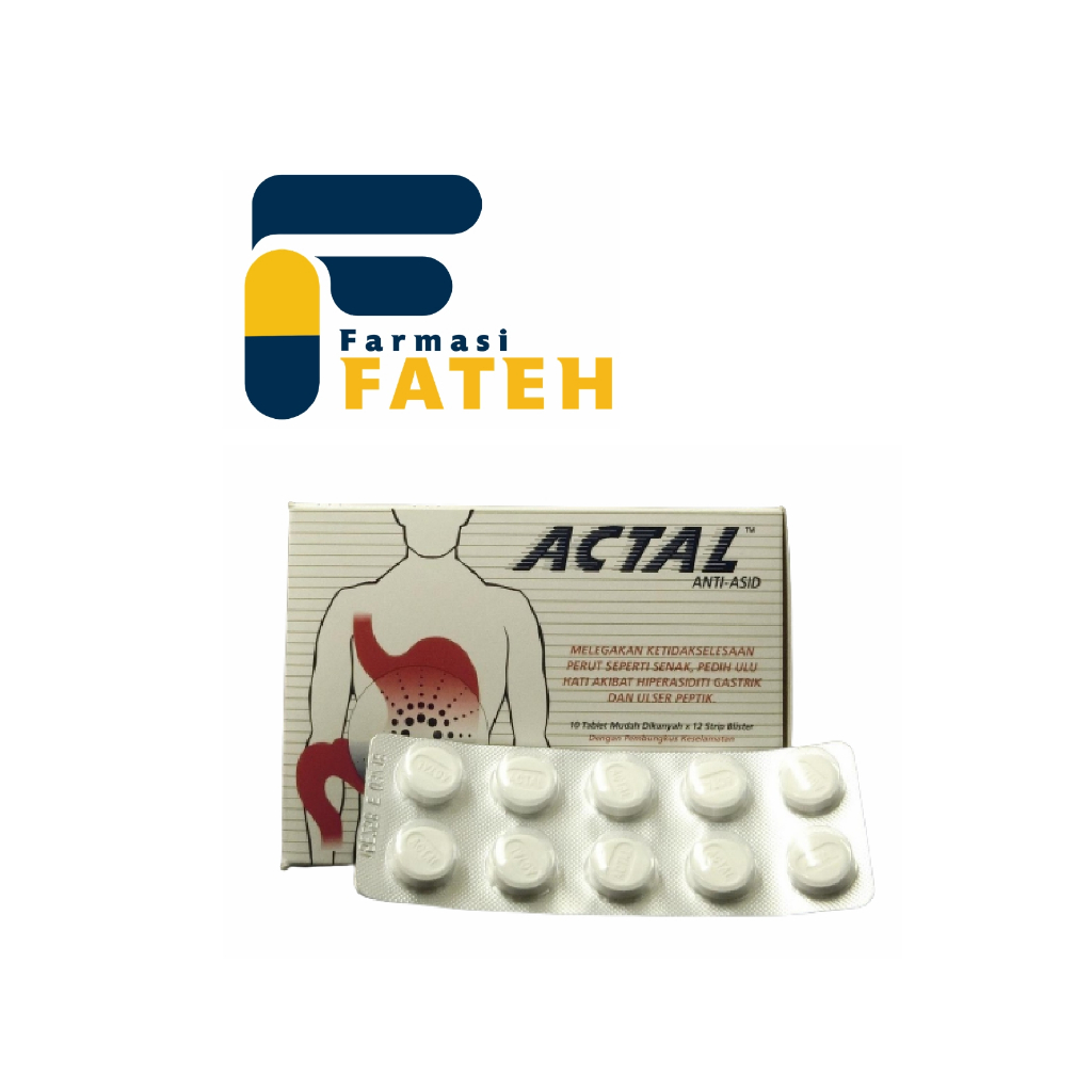 ACTAL ANTA-ASID TABLET 10'S (STRIP) | Shopee Malaysia