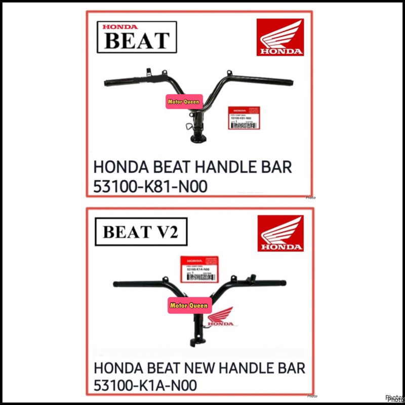 Handle Bar Honda Beat 100% Honda Original Besi Bar Handle Tangan ...