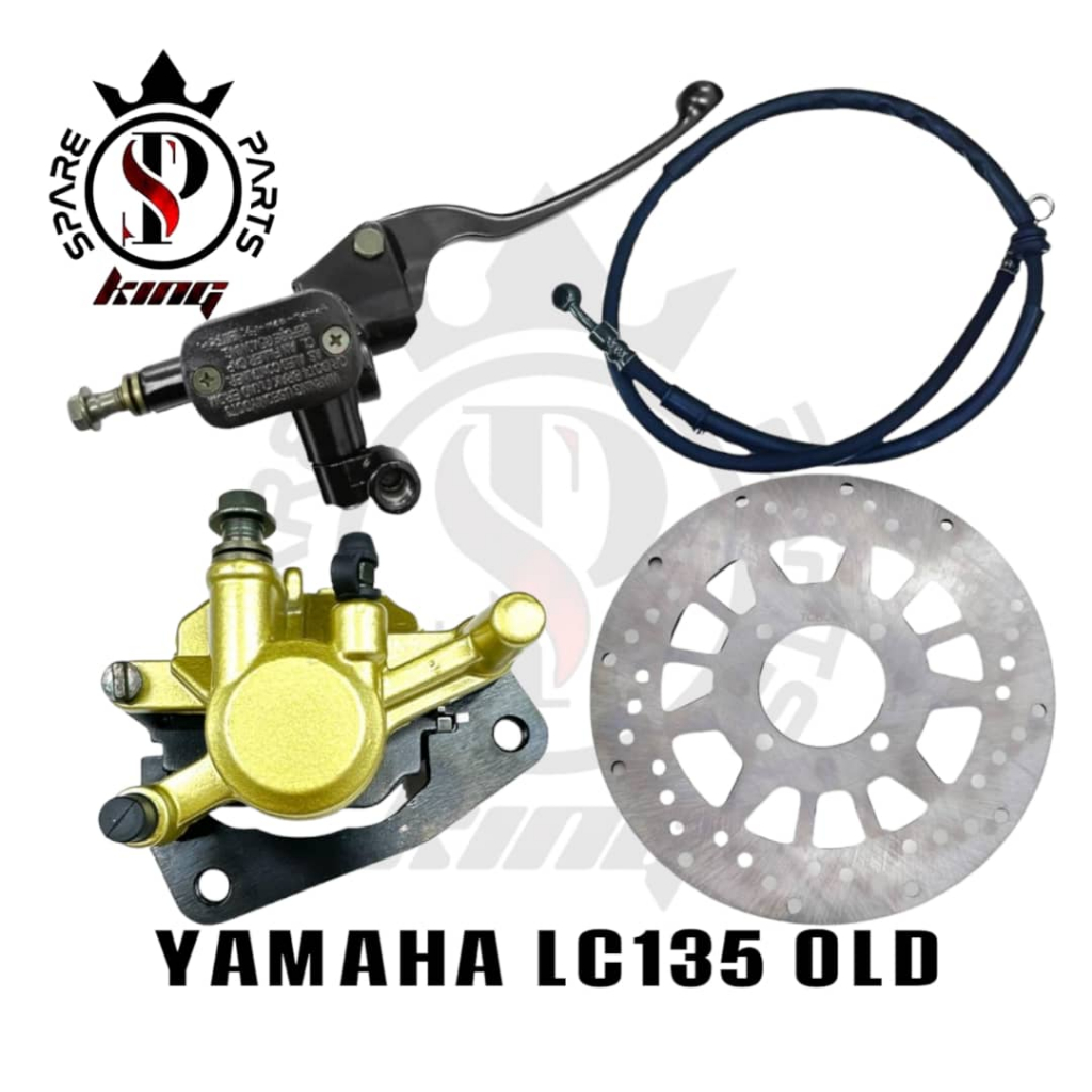 YAMAHA LC135 OLD LC V1 FRONT DISC BRAKE PUMP SET FULL SET WITH DISC ...