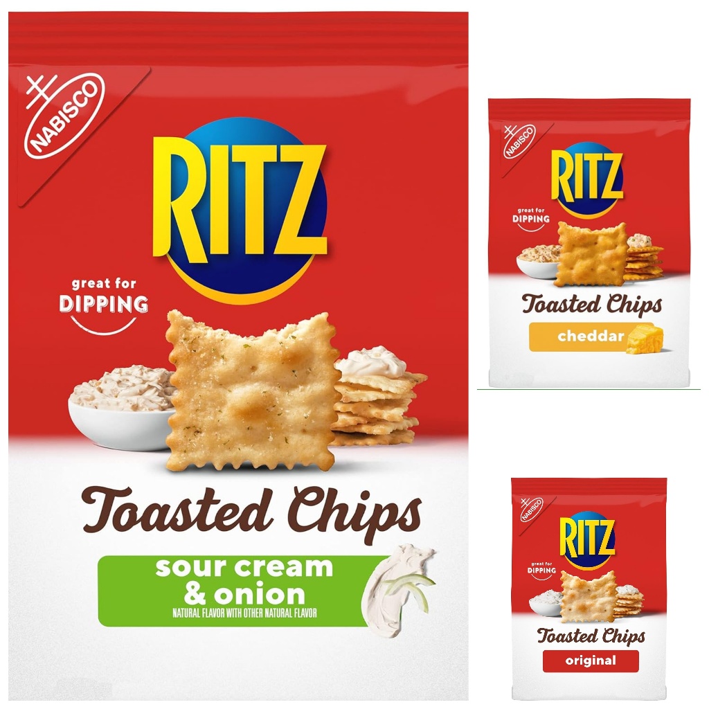 Nabisco Ritz Toasted Chips 229g [ Original / Cheedar / Sour Cream & Onion ] | Shopee Malaysia