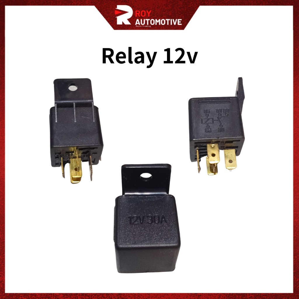 12V 5 PIN Relay 12V 30A Boleh Guna Di - Head Light Signal Light Wiper ...