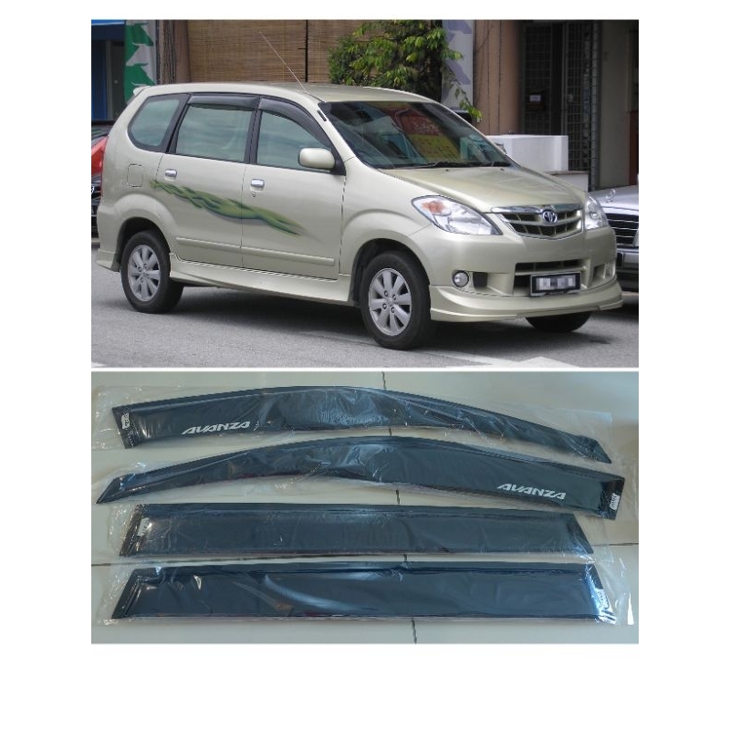 Toyota Avanza 2004-2012 oem original door visor small big window visor ...